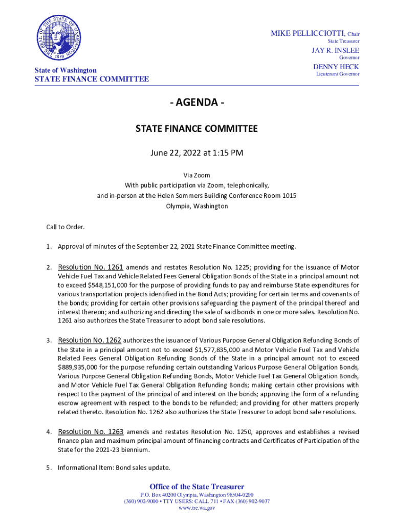 Fillable Online Boards and Committees - Washington State Treasurer - WA ...