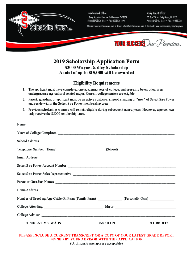 Fillable Online Salisbury University Scholarships: Our Opportunities Fax Email Print - pdfFiller