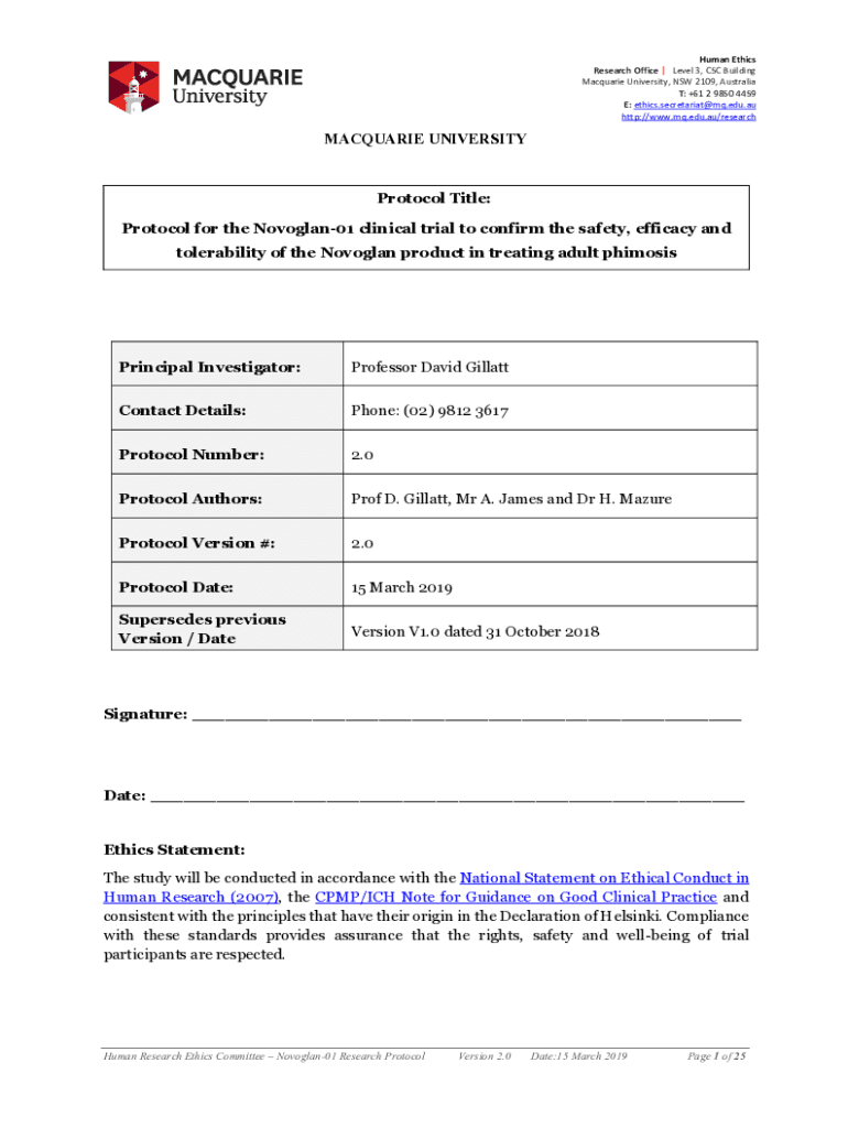 Fillable Online anzctr org Human Research Ethics Committee Terms of ...