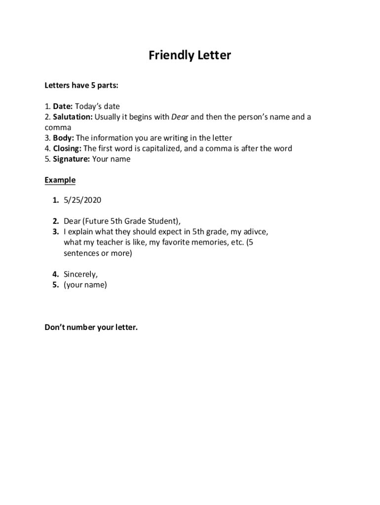 Fillable Online How to Write a Letter to Your Friend Fax Email Print ...