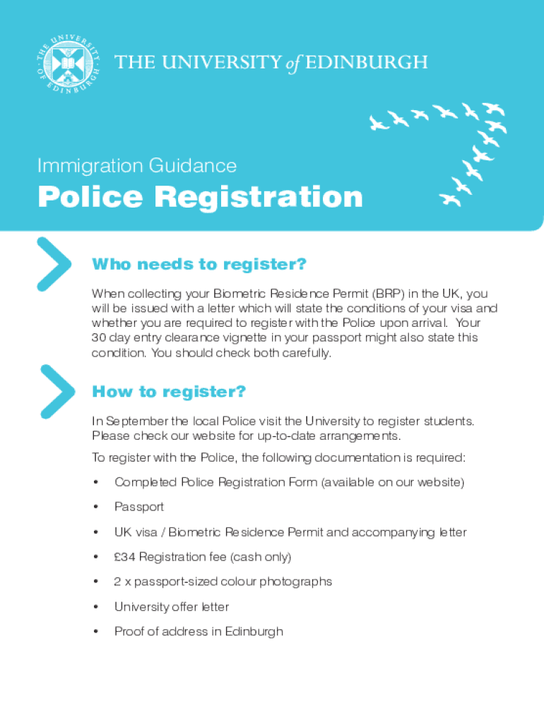 Fillable Online Collecting your biometric residence permit - Student ...