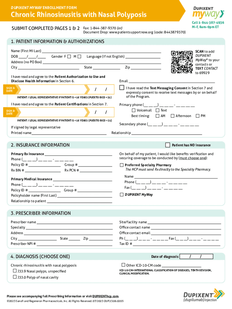 Fillable Online Enroll Now for DUPIXENT (dupilumab) Emails & Resources Fax Email Print - pdfFiller
