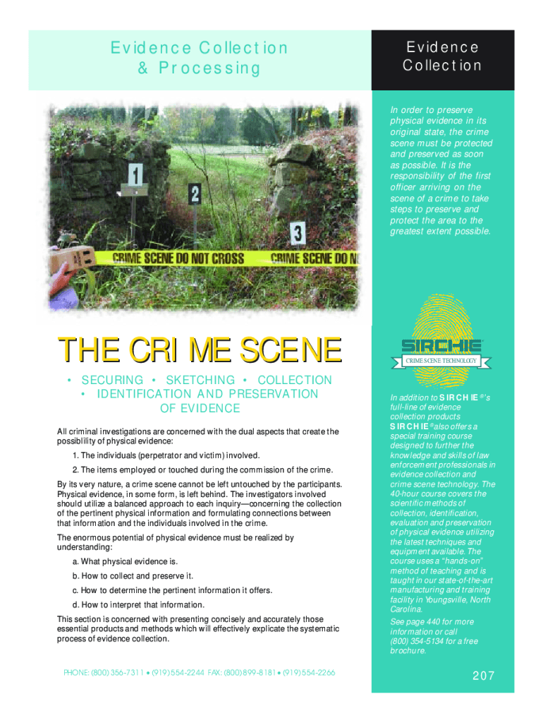 Fillable Online Evidence Collection Unit - Owensboro Police Department ...