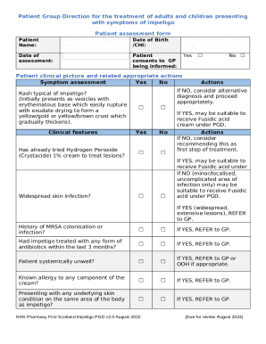 Patient assessment - NHS National Services Scotland Doc Template ...