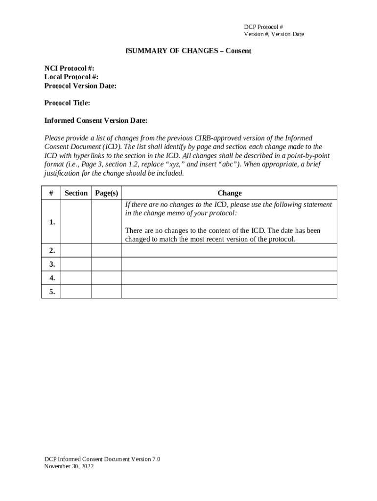 Ined Consent - Cancer Therapy Evaluation Program (CTEP) Doc Template ...