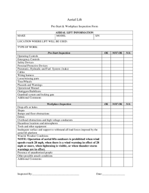 Fillable Online Metal and Nonmetal General Inspection Procedures ...
