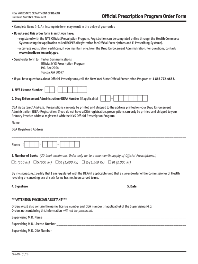 Doh 250: Fill out & sign online | DocHub