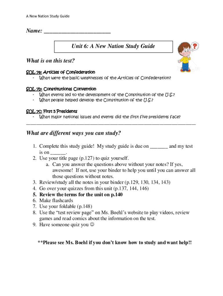 Fillable Online 1 Question Sheet for Creating a New Nation (with ...