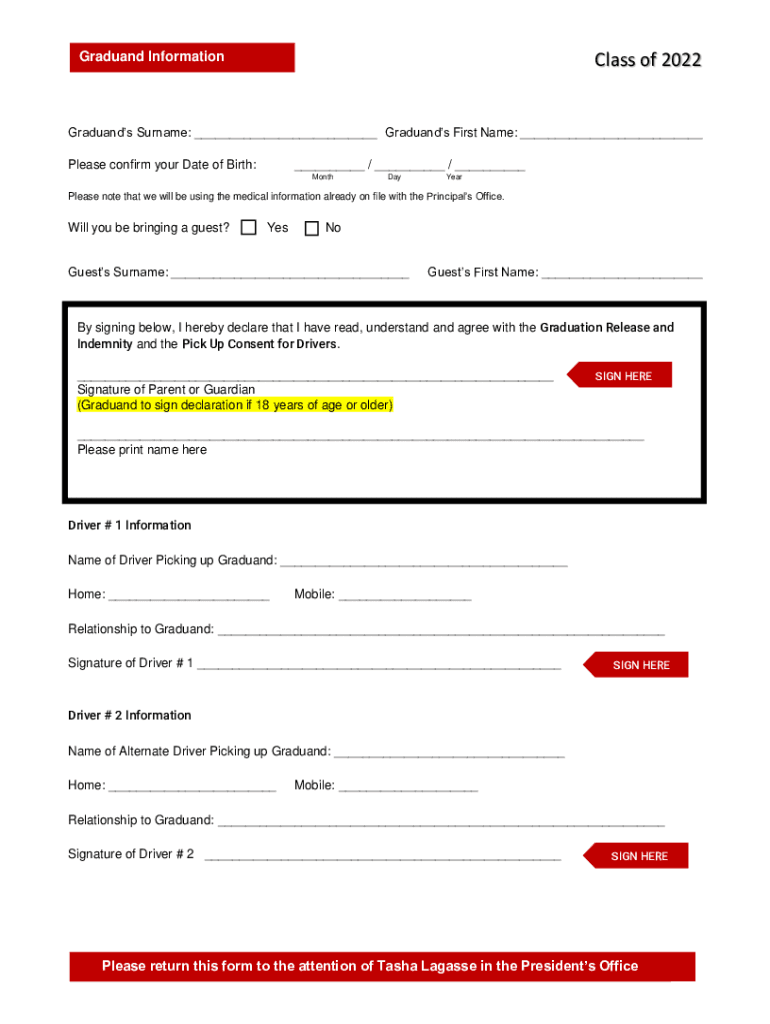 Fillable Online Graduation Procedures GuidelinesSt. Pauls High School ...