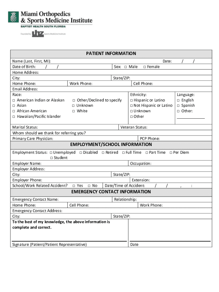 Fillable Online Ethinicty Organization/ Representing Phone Email CLO ...