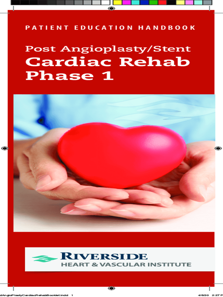 Fillable Online Post Angioplasty/Stent - Cardiac Rehab Phase 1 Fax ...