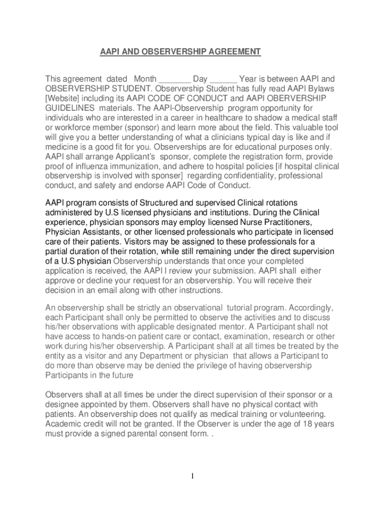 Fillable Online RESIDENCY AGREEMENT THIS AGREEMENT is made this Fax ...