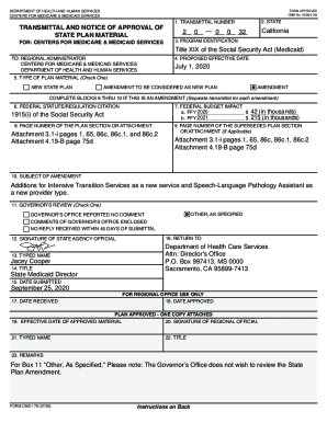 Fillable Online SPA 20-0032 Pending CMS Approval. DHCS Letterhead ...