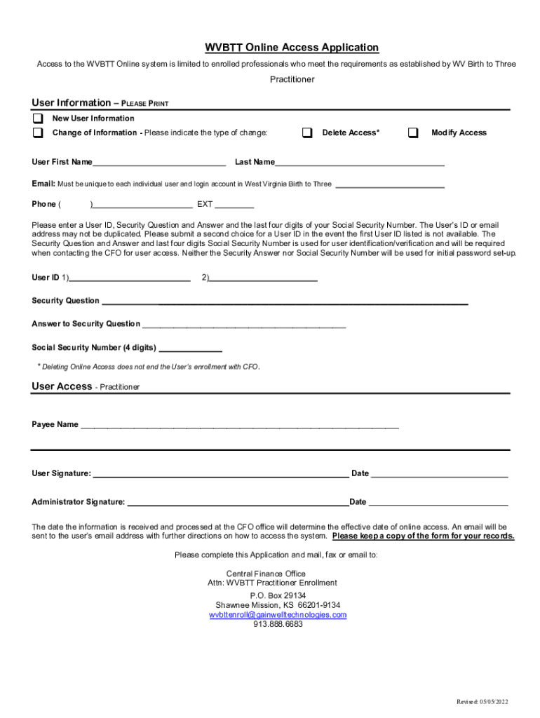 Fillable Online State Online Access Form Fax Email Print - pdfFiller
