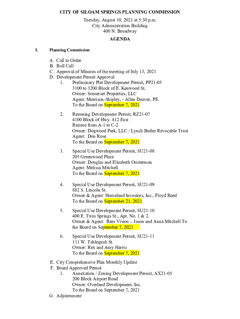 Fillable Online Preliminary Plat Development Permit, PP21-05 Fax Email ...