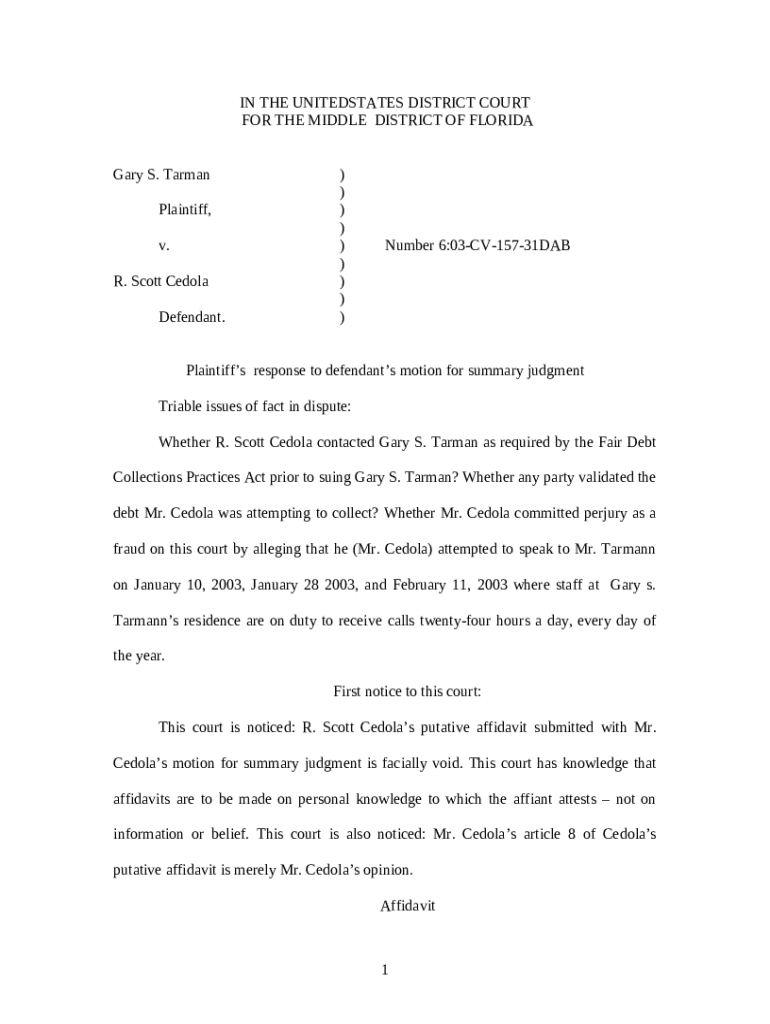 Debt/Richard Cornforth/Pleadings library/federal tort claim Doc ...