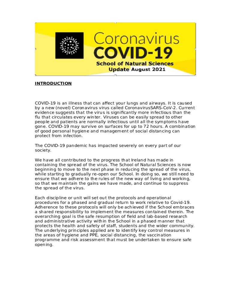 COVID-19 signs, symptoms and severity of disease - naturalscience tcd ...