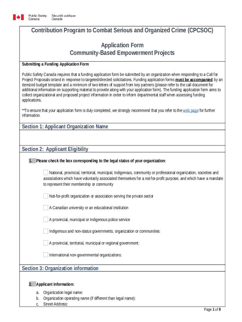 Application - Community-Based Empowerment Projects Doc Template | pdfFiller
