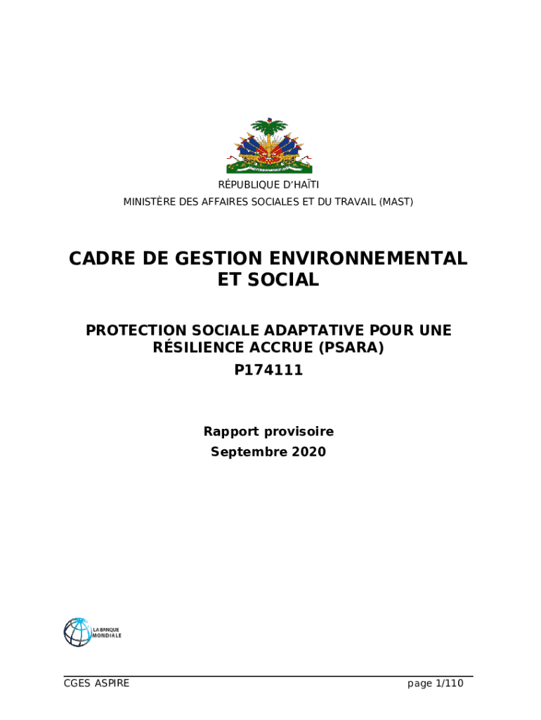 Adaptive Social Protection for Increased Resilience Project Doc ...