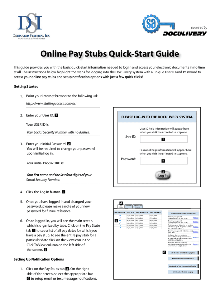 Fillable Online Login & SupportADP iPayView & Print Pay Stubs, W2 ...