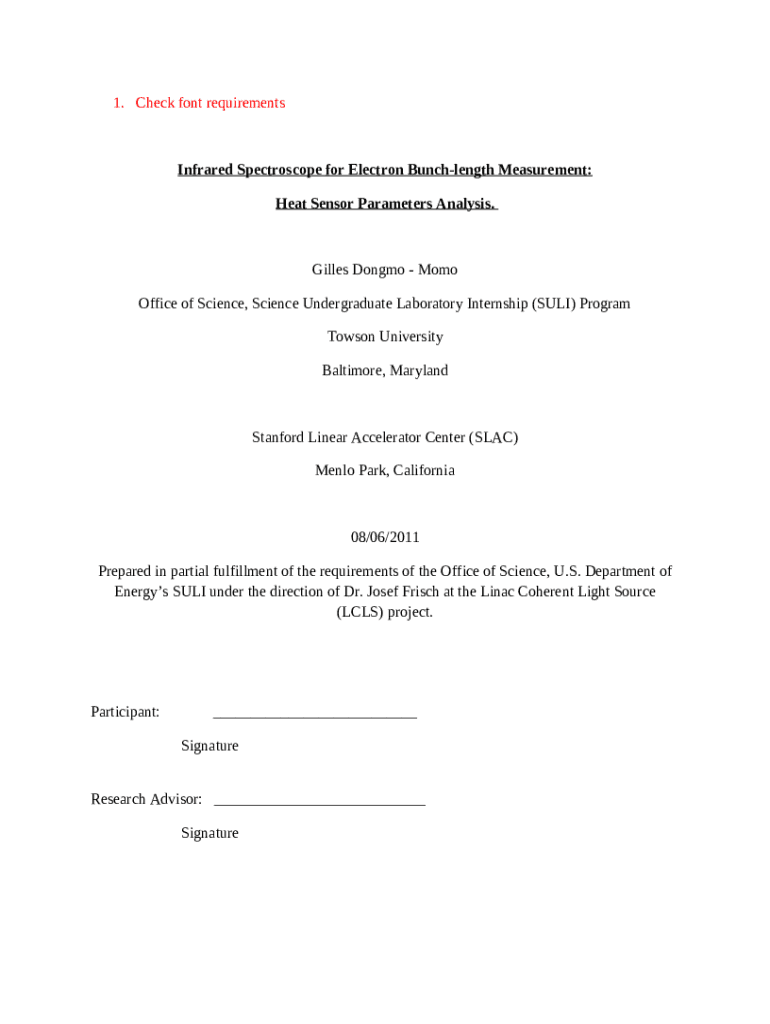 Gilles Dongmo-Momo - www2 slac stanford Doc Template | pdfFiller