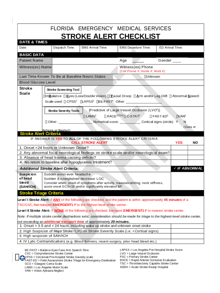 Prehospital Notification by Emergency Medical Services ... Doc Template ...