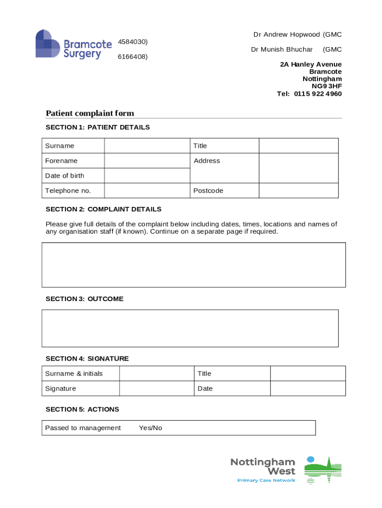 Contact: Dr Andrew Hopwood Doc Template | pdfFiller