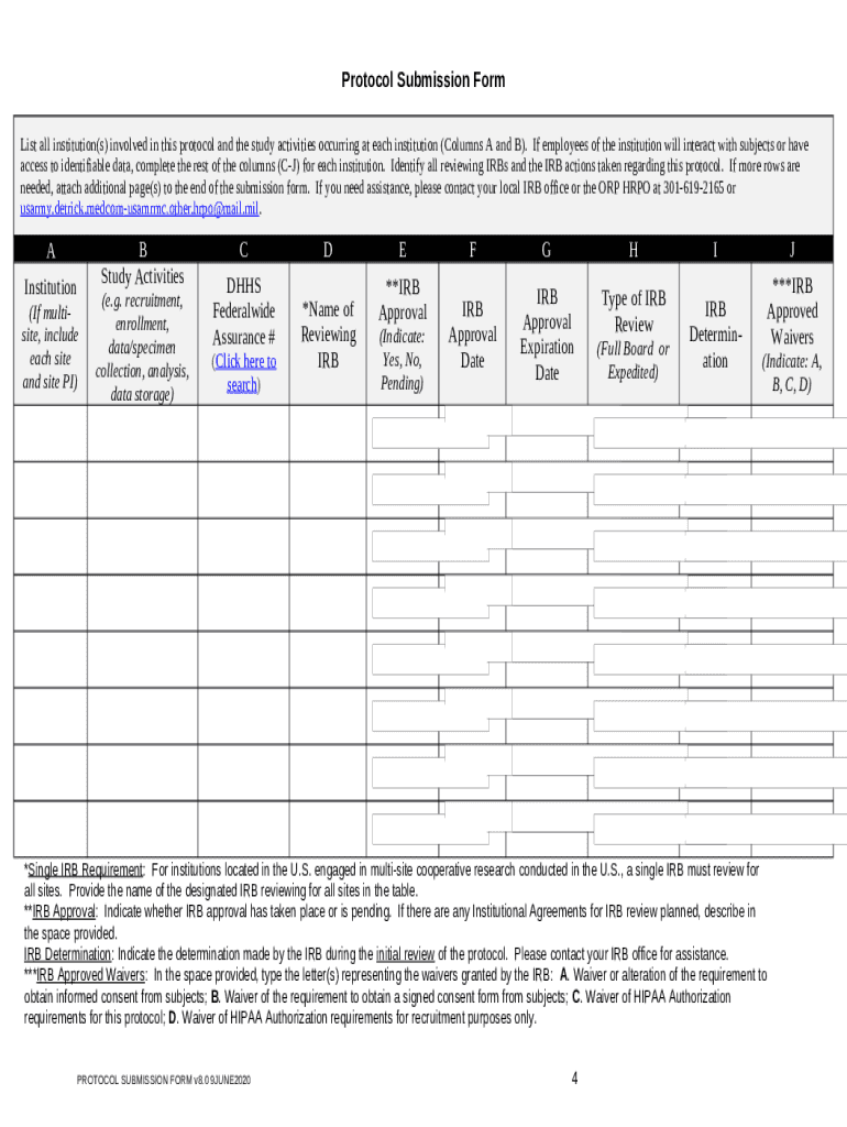 USAMRDC: s & Templates Doc Template | pdfFiller