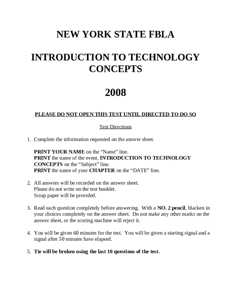 Introduction to Business Communications.doc - NYS FBLA ... Doc Template | pdfFiller