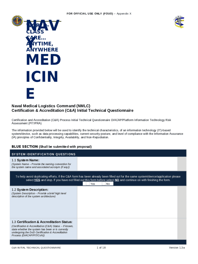 Naval Medical Logistics Command Recognized for ... Doc Template | pdfFiller