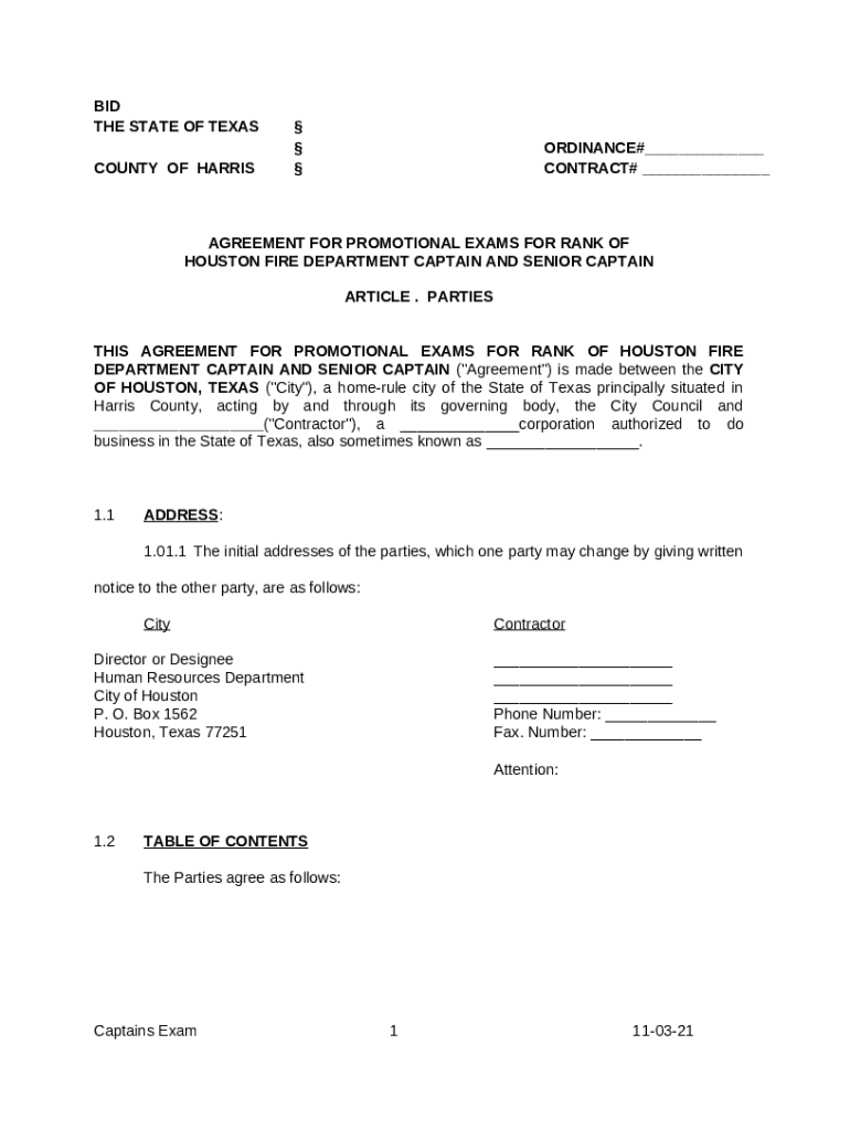 State of Texas Bid Law - Strategic Procurement Division Doc Template ...