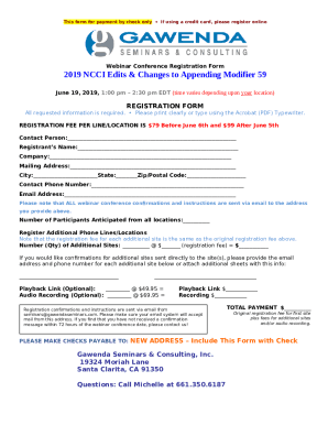 Medicare NCCI Procedure to Procedure (PTP) Edits Doc Template | pdfFiller