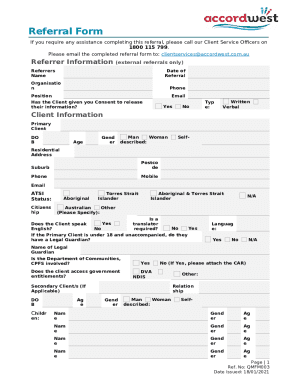 Eap Referral - Fill Online, Printable, , Blank Doc Template | pdfFiller