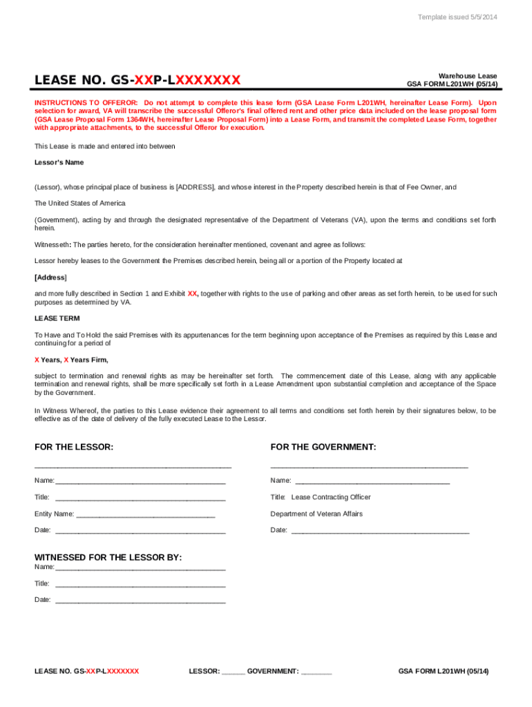 GSA'S SIMPLIFIED LEASING S MADE SIMPLE Doc Template | pdfFiller