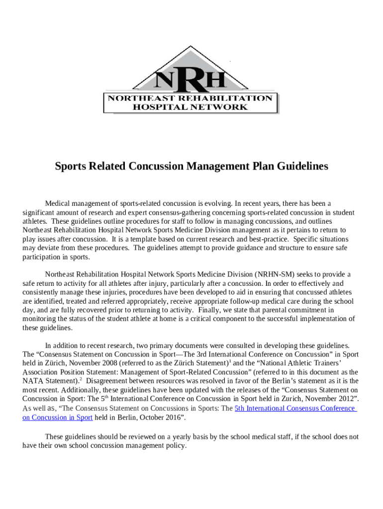 Evaluation and management of concussion in sports - PMC Doc Template ...