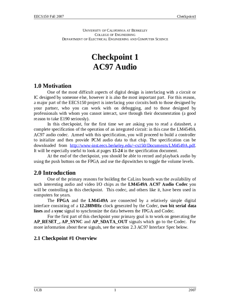 Uc Berkeley College Of Engineerings Post Inst Eecs Berkeley Doc Template Pdffiller