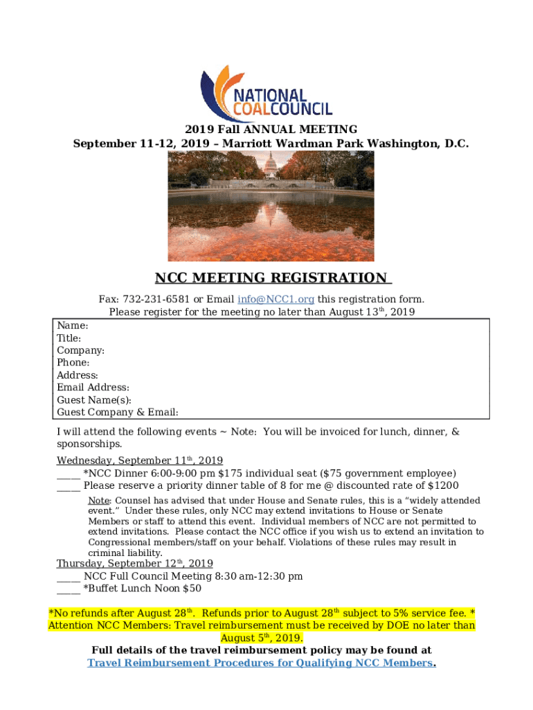 NCC Presentations Doc Template | pdfFiller