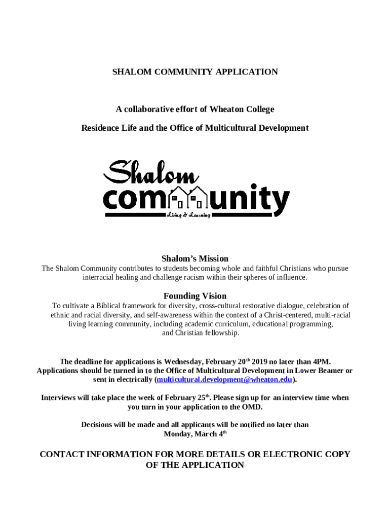 Educating Students to Nurture Shalom in our World - Mosaic Doc Template | pdfFiller