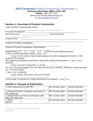 Protocol Ination Office (PIO) - Division of Cancer Prevention ...
