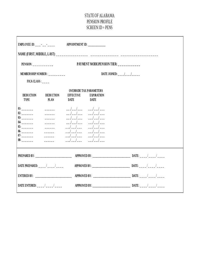 Pension Profile - PENSState Comptroller's Office Government ...