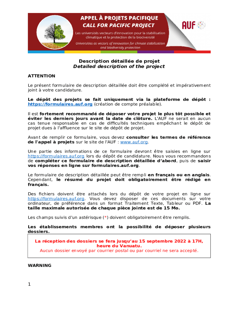 25: How-to guide: PROJECT description, TECHNICAL ... Doc Template ...