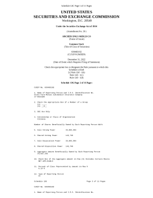 Schedule 13G Page 1 of 11 Pages Doc Template | pdfFiller