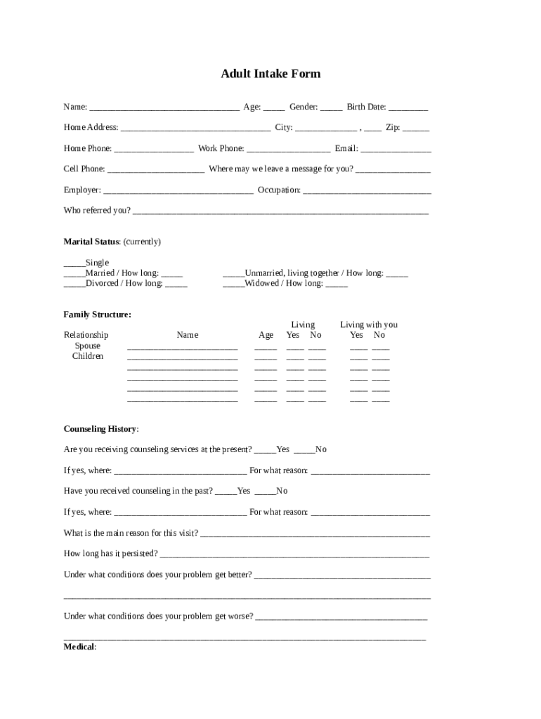 CLIENT INATION Name of Client: Today's Date ... Doc Template | pdfFiller