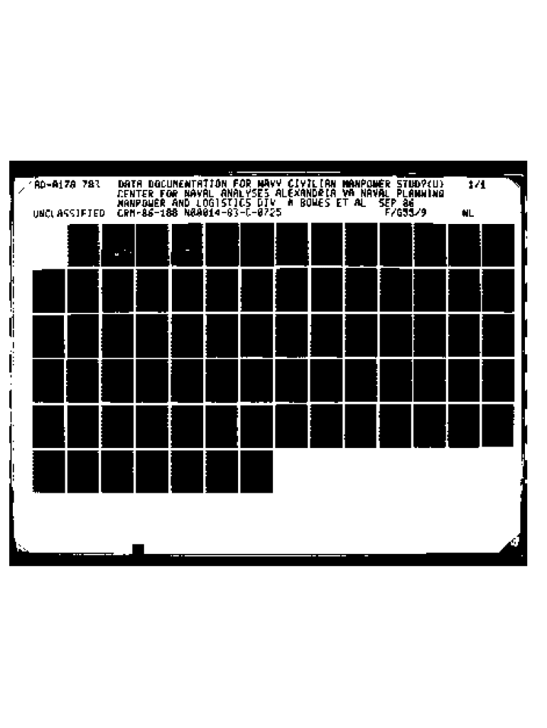 Fillable Online Data Documentation for Navy Civilian Manpower Study ...