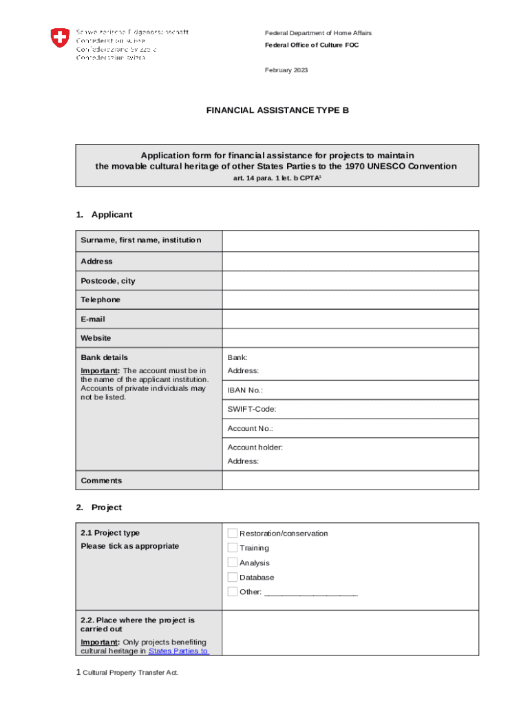 International Assistance, application Doc Template | pdfFiller