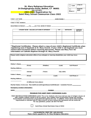 2021-22-First-Holy-Communion-letter-and-. ... Doc Template | pdfFiller