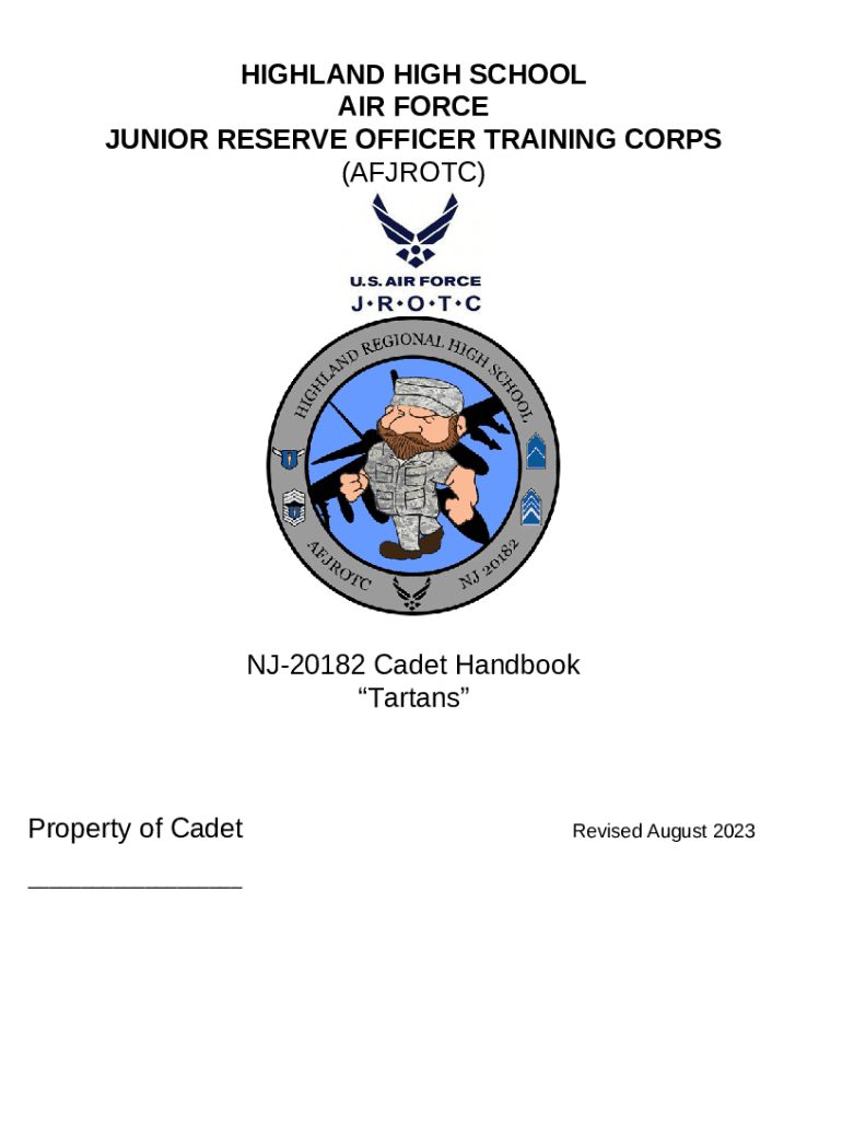 AEROSPACE SCIENCE (Air Force Junior ROTC) ... Doc Template | pdfFiller