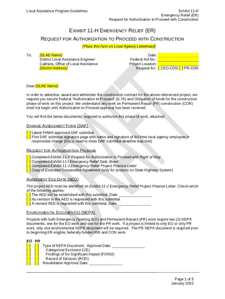 s & Useful Lists - Emergency Relief Program - Caltrans - dot ca Doc Template | pdfFiller