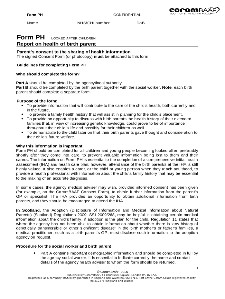 Biological Parent's Consent and Contact Preference Doc Template | pdfFiller