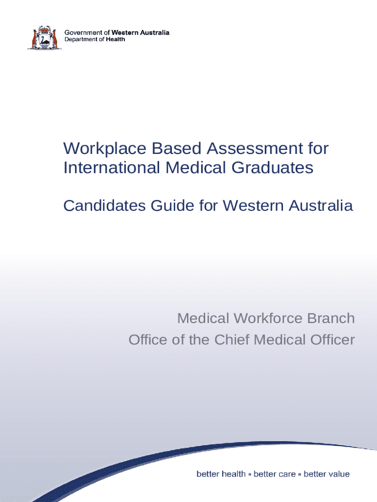 Workplace Based Assessment for International Medical ... Doc Template | pdfFiller